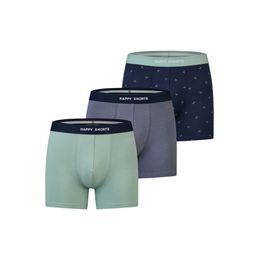 Happy Shorts Trunk Jersey in Palms/hellgr&uuml;n/grau | Gr.: M