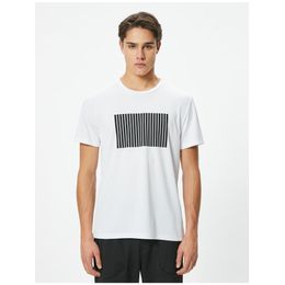 KOTON T-shirt in Wei&szlig; | Gr.: L