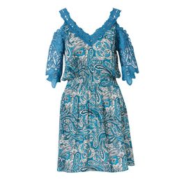 KOROSHI Kurzarmkleid. in turkis | Gr.: M
