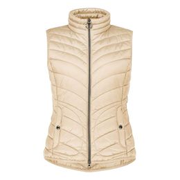 Betty Barclay Steppweste mit Stehkragen in Beige | Gr.: 42