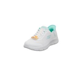 Skechers Sneaker GO WALK FLEX - GRAND ENTRY in white/mint | Gr.: 41