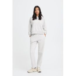 b. young BMMMILLE CROPPED SWEAT Oneck Sweat in Light Grey Melange | Gr.: M