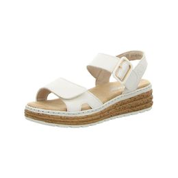 Rieker Keilsandalette in beige | Gr.: 42