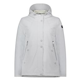Betty Barclay Outdoorjacke mit Kapuze in Glacier White | Gr.: 36