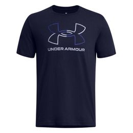 Under Armour Sportshirt "Ua Gl Foundation Update Ss" in Blau | Gr.: XXL