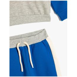 KOTON 2tlg. Outfit: Sweatshirt/Hose in Blau | Gr.: 86/92