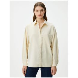 KOTON Shirt in Beige | Gr.: 44
