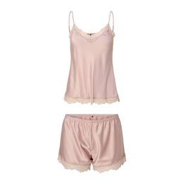 LINGA DORE satin top & short DAILY in Shadow grey | Gr.: L