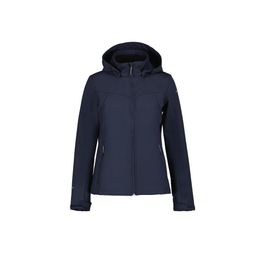 Icepeak Brenham Softshelljacke mit Kapuze in Dunkelblau | Gr.: 38