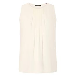 Zero Blusentop mit Rundhalsausschnitt in Offwhite | Gr.: 44