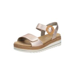 Remonte Plateau Sandaletten in Gold | Gr.: 42