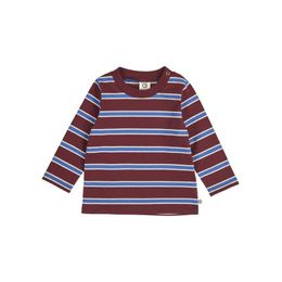 m&uuml;sli Babylangarmshirt in Russet/ Azure blue/ Tofu | Gr.: 74