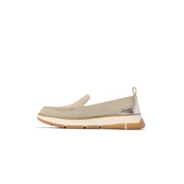 Cole Haan Loafer ZEROGRAND REVEL STITCHLITE VENETIANS in RYE KNITGOLD METALLICIVORY | Gr.: 40