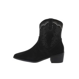 Ital-Design Stiefelette in Schwarz | Gr.: 38