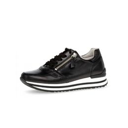 Gabor Comfort sportlicher Schn&uuml;rer in Schwarz | Gr.: 40,5