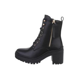 Ital-Design Stiefelette in Schwarz | Gr.: 40