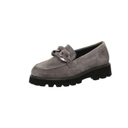 Sioux Klassischer Slipper in grau | Gr.: 40,5