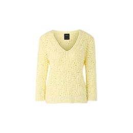Marc Cain COLLECTIONS Chunky Knit Pullover in Deep Limonella | Gr.: 42