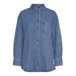 Pieces Jeanshemd in Medium Blue Denim | Gr.: L