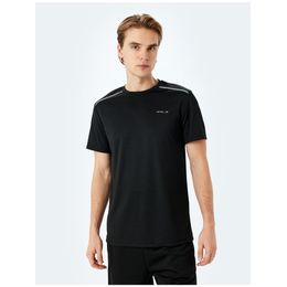 KOTON T-shirt in Schwarz | Gr.: XXL