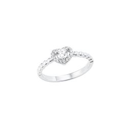 Amor Ring Silber 925, rhodiniert in Silber | Gr.: 16-dot-5