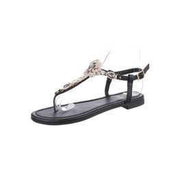 Ital-Design Sandale & Sandalette in Schwarz | Gr.: 39