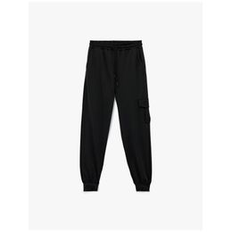 KOTON SWEAT BOTTOMS in Schwarz | Gr.: S