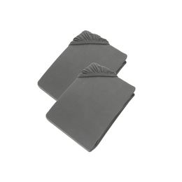 Esprit Spannbettlaken PREMIUM in Anthrazit | Gr.: 200 x 200 cm