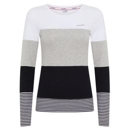 Kangaroos Longsleeve in grau-schwarz-wei&szlig; | Gr.: 36-38