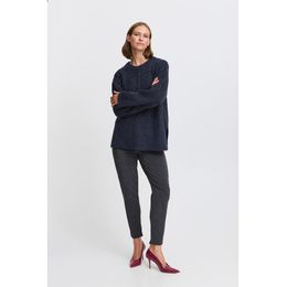 b. young Strickpullover BYNELLO Loose fit in Navy Blazer Melange | Gr.: M