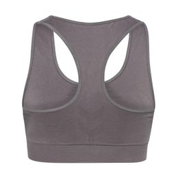 Hummel Sportshirt "Tif Seamless Sports Top" in Grau | Gr.: S