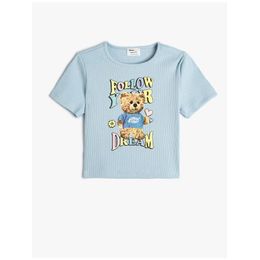 KOTON T-shirt in Blau | Gr.: 7-8 Jahre