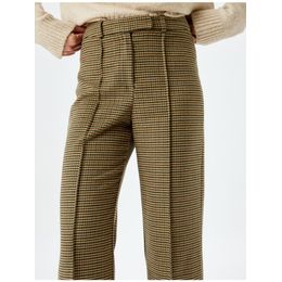 KOTON Hose in Khaki Karomuster | Gr.: 44