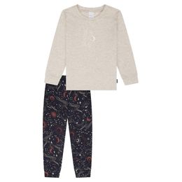 Schiesser Pyjama Family in beige-mel. | Gr.: 140