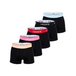 Lacoste Boxershort 5er Pack in Schwarz/Pastell | Gr.: M