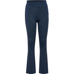 Hummel Leggings "High Waist Flared Tights" in Schwarz | Gr.: 152