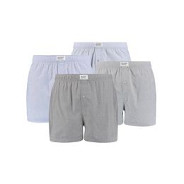 Levi's Levi ́s Web-Boxershorts 4er Pack in Grau/Hellblau | Gr.: L