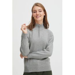 oxmo Rollkragenpullover OXRita in Grau | Gr.: M