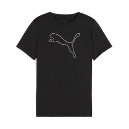 Puma T-Shirt "TAD ESS Cat Logo Tee G" in Schwarz | Gr.: 152