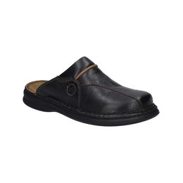 Josef Seibel Pantoffeln Klaus in schwarz/cognac | Gr.: 41