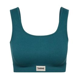 Hummel Sport-BH "Pulse Seamless Rib Bra" in Gr&uuml;n | Gr.: S
