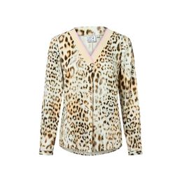 EMILY VAN DEN BERGH Blusenshirt in beige braun | Gr.: 42