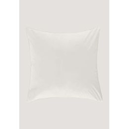 hessnatur Perkal Kissenbezug in naturweiss | Gr.: 80 x 80 cm