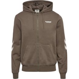 Hummel Rei&szlig;verschluss Kapuzenpullover Hmllegacy Herren in DARK NIGHT | Gr.: M