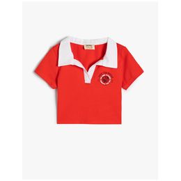 KOTON T-shirt in Rot | Gr.: 7-8 Jahre