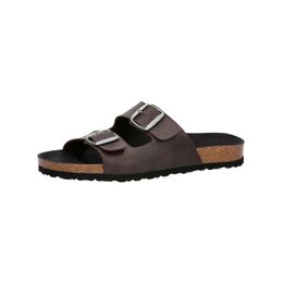 Lico Pantolette "Bioline Man Vegan" in Braun | Gr.: 40