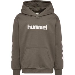 Hummel Kapuzenpullover Hmljr Logo Lebensstil Kinder in DARK NIGHT | Gr.: 58-63