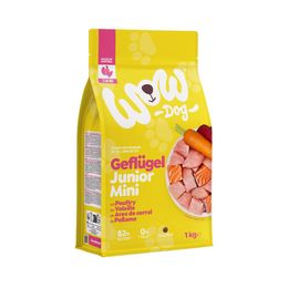 WOW DOG TROCKEN Minis JUNIOR Gefl&uuml;gel 1 kg
