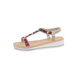 Ital-Design Sandale & Sandalette in Gold | Gr.: 38
