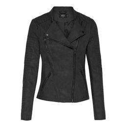 Only Kunstlederjacke in Black | Gr.: 38